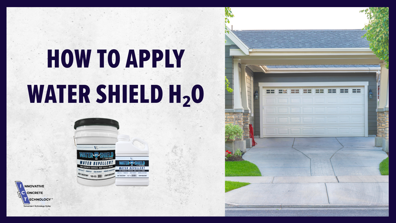 Water Shield H₂O - Penetrating Water-Repellent – Innovative Concrete
