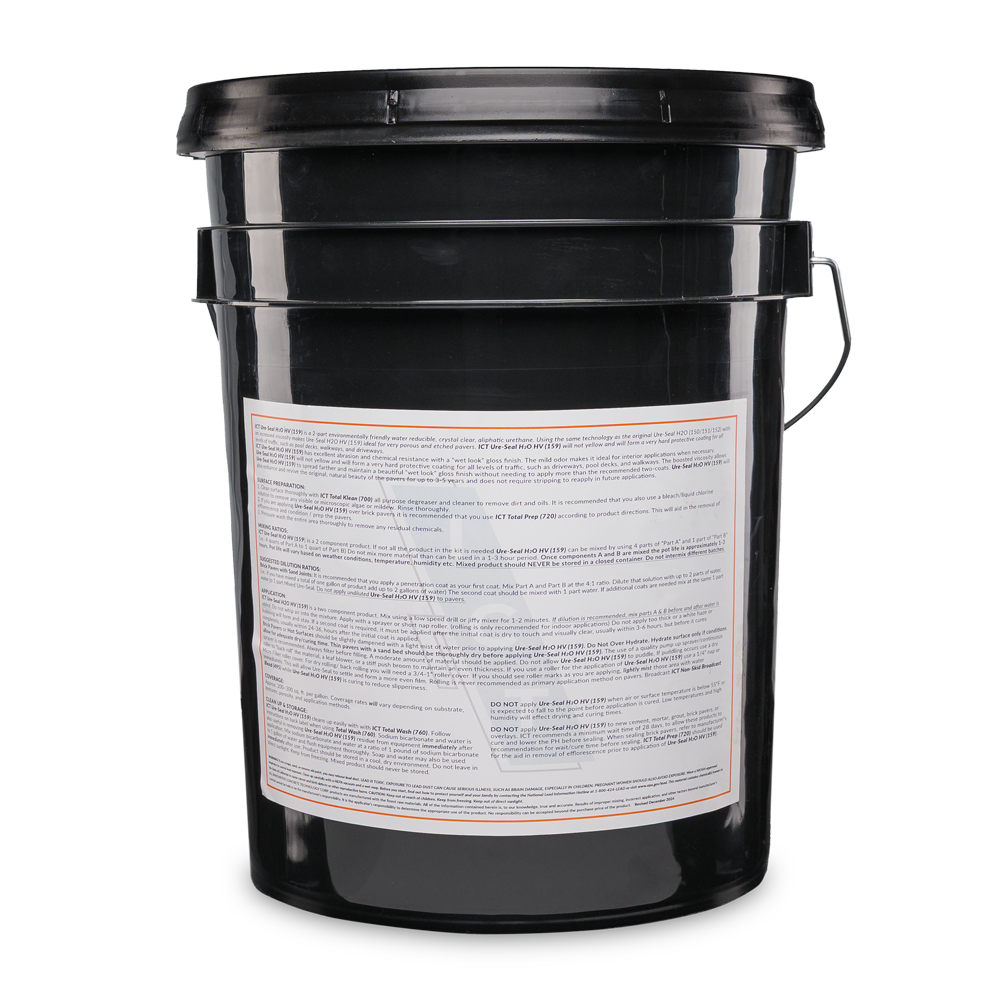 Ure-Seal H₂O HV - High Viscosity Urethane Sealer for Porous Pavers ...
