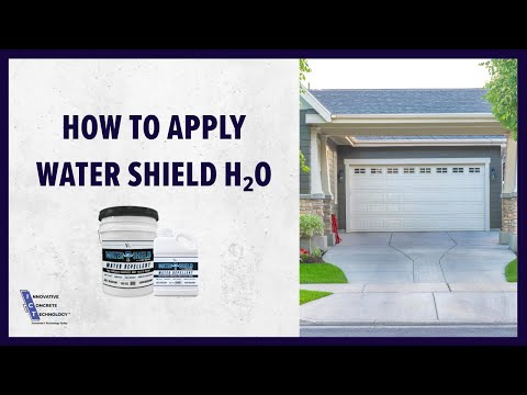Water Shield H₂O - Penetrating Water-Repellent – Innovative Concrete
