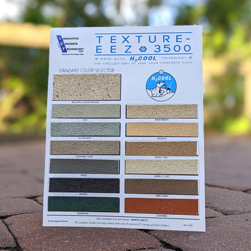Color Samples for Texture-Eez 3500 - Slip Resistant Coating ...